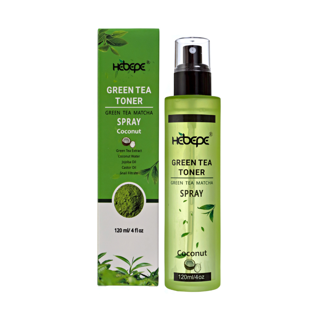 Green Tea Matcha Face Toner Spray with Coconut Water – Hebepe Green Tea ...